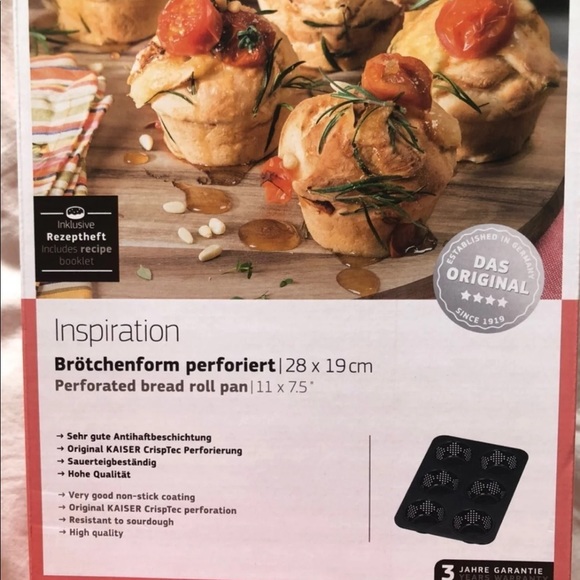 Original Kaiser | Kitchen | Original Kaiser Perforated Bread Roll Pan ...